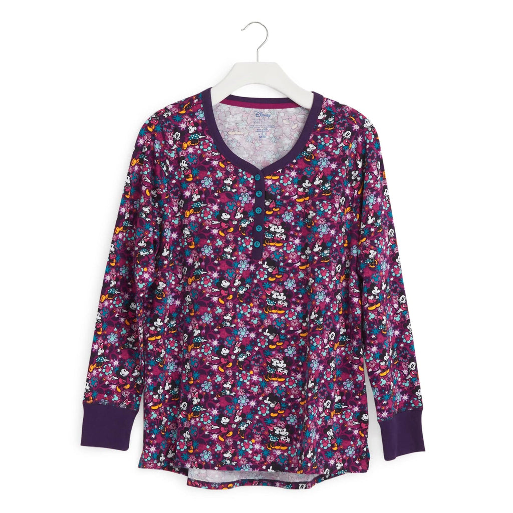 Vera Bradley Outlet | Disney Long-Sleeved Pajama Shirt – Vera Bradley ...